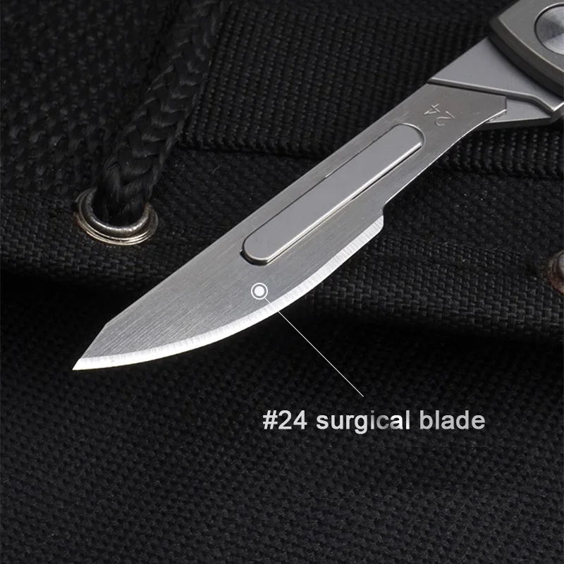 Custom Mini Multi Tool Knives Small Pocket Box Cutter EDC Titanium ...
