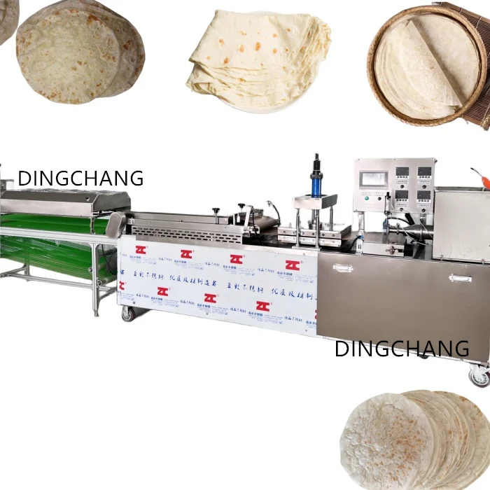 late-model flour tortilla press machine circle roti maker india chapati ...