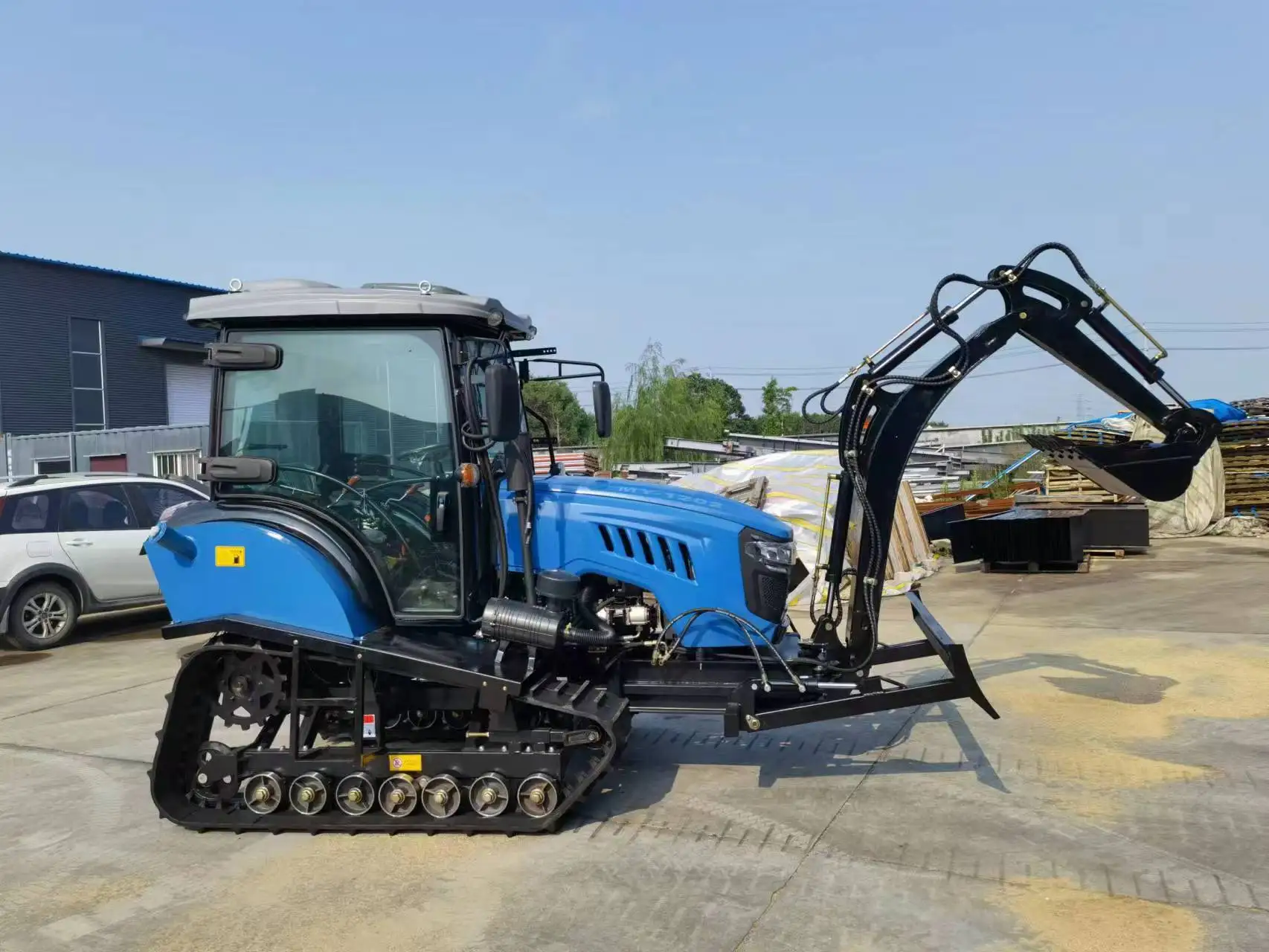 Alibaba.com: New 50hp 80hp 120hp Big Farm Crawler Tractor with Rubber ...