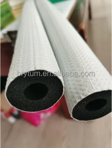Uv-resistant Polymer Coating Rubber Foam Tube for Insulation