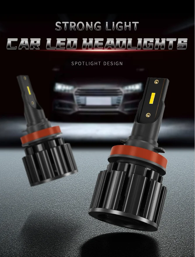 Modified LED Highlight High Beam Low Beam Automotive Headlights H1 H4 ...