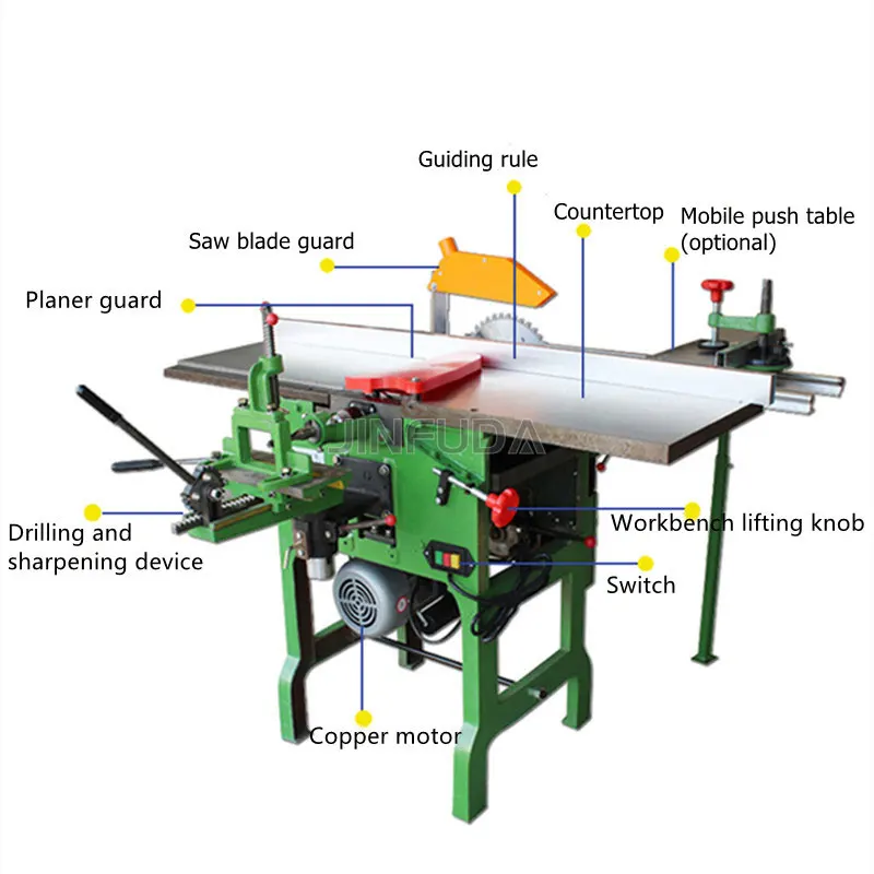 ML292 393 Multifunctional Woodworking Combined Universal Wood Machine