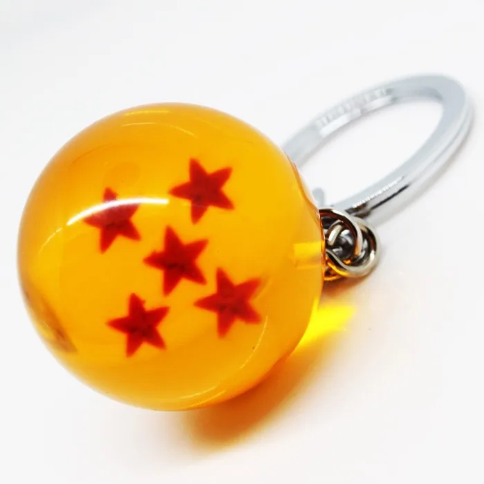 3.5cm Cartoon Fans Collection Goku Super Saiyan 1-7 Stars Crystal Round ...