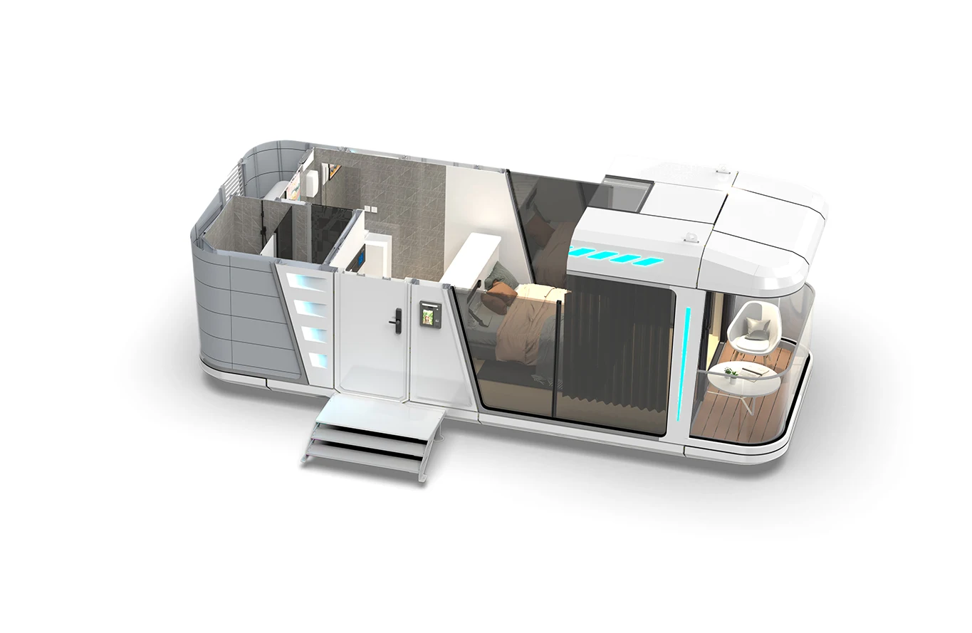 Luxury Prefab House Prefabricated Small House Camping House Same With ...