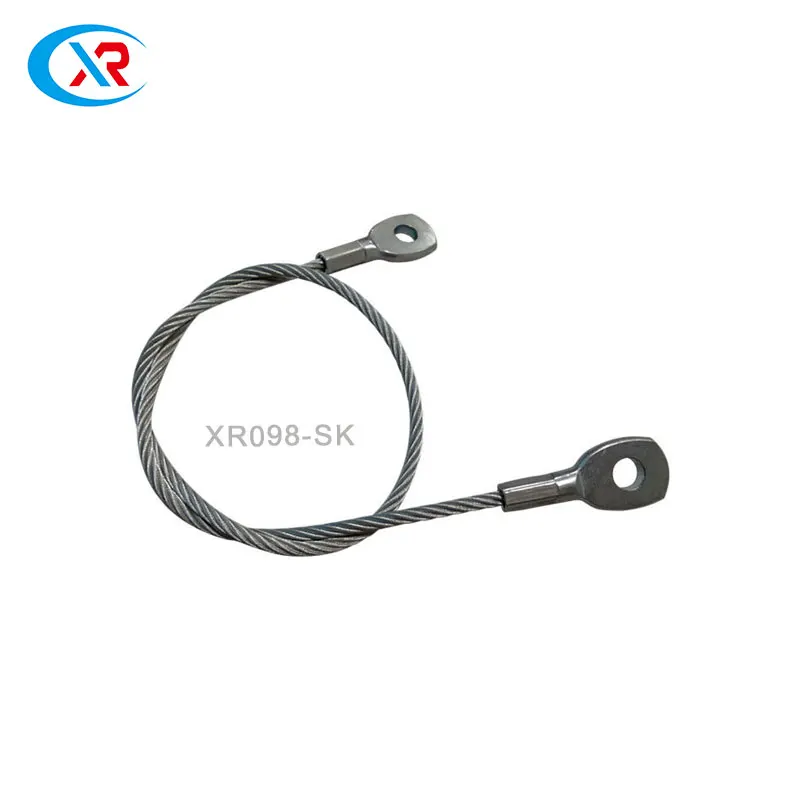 Safety Steel Wire Rope Sling Cable With Swaged End Terminals Eyelet ...