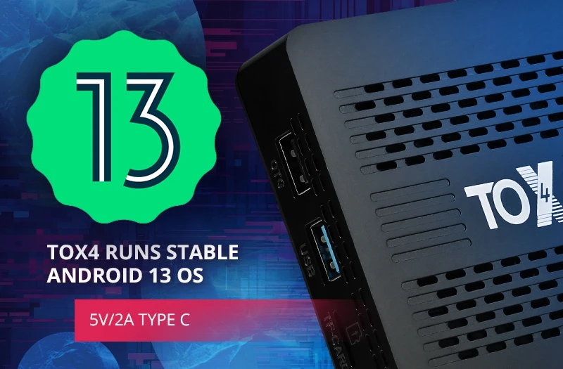 UGOOS TOX4 RK3528 WiFi6 Mini Tx Super 6K 4GB Ram 32GB 4K Adroid Set Top Box 8K Android 13 Smart ...