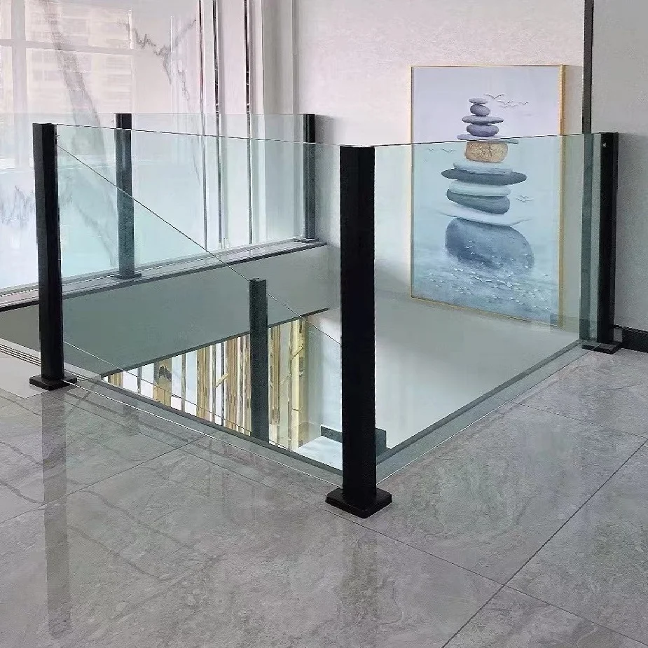 Stainless Steel Side Mounted Glass Balcony Railing for Outdoor Use ...