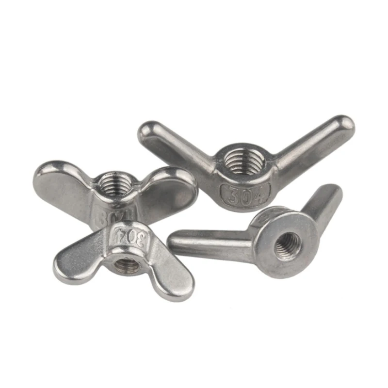 M6 M10 M12 ASTM INOX B8 B8M B8T A453 GR660 A286 Stainless Steel Wing Nuts