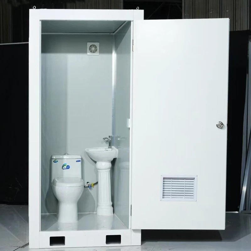Modern Outdoor Composting Toilet Portable Restroom made of Sandwich ...