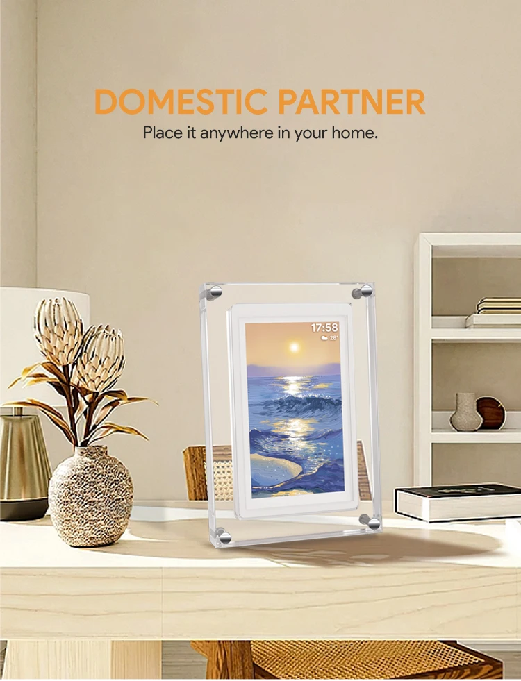 Amaboo 5 Inch Wifi Acrylic Digital Video Photo Picture Frame - Buy ...