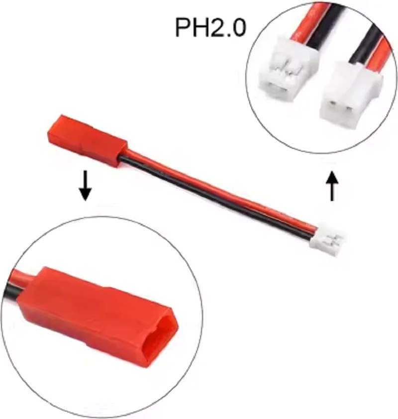 Ph2.0 To Jst Male Female Plug Adapter Jst Converter Wire For Axial ...