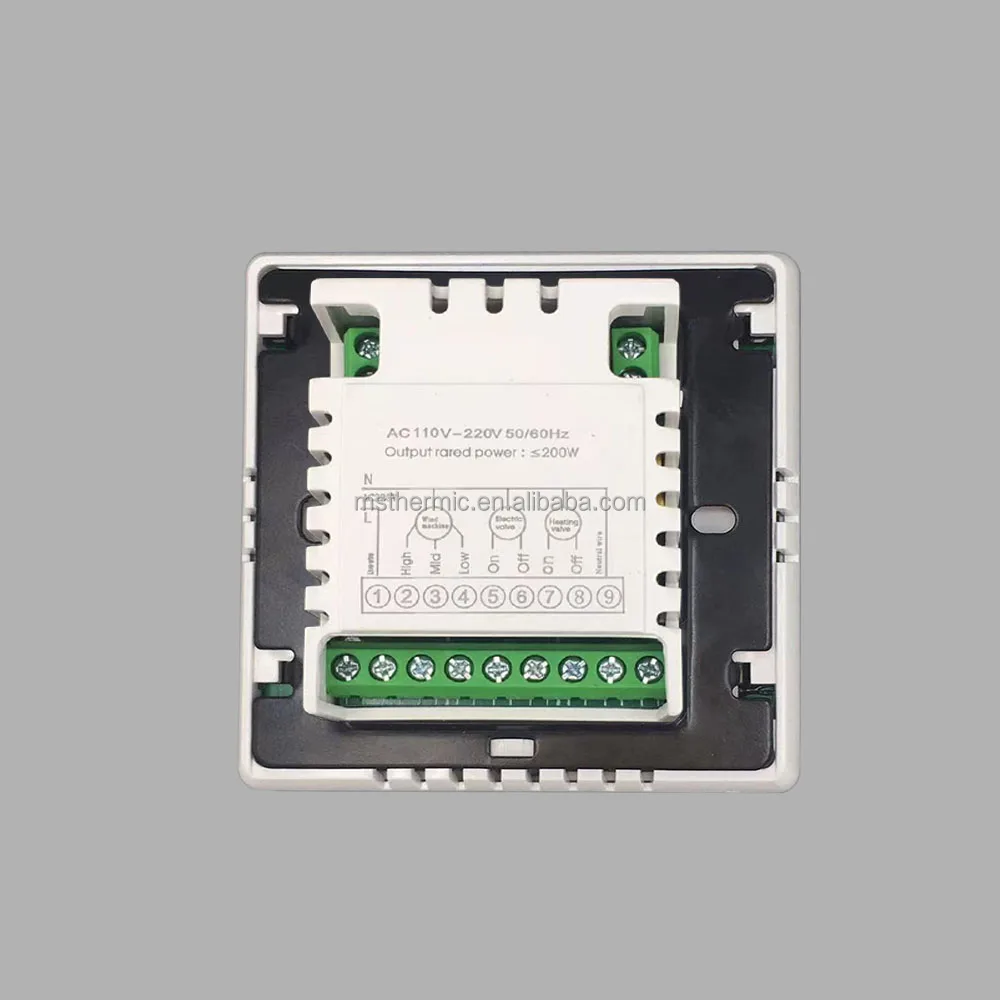 Fan Coil Thermostat Air Conditioner Temperature Controller ...