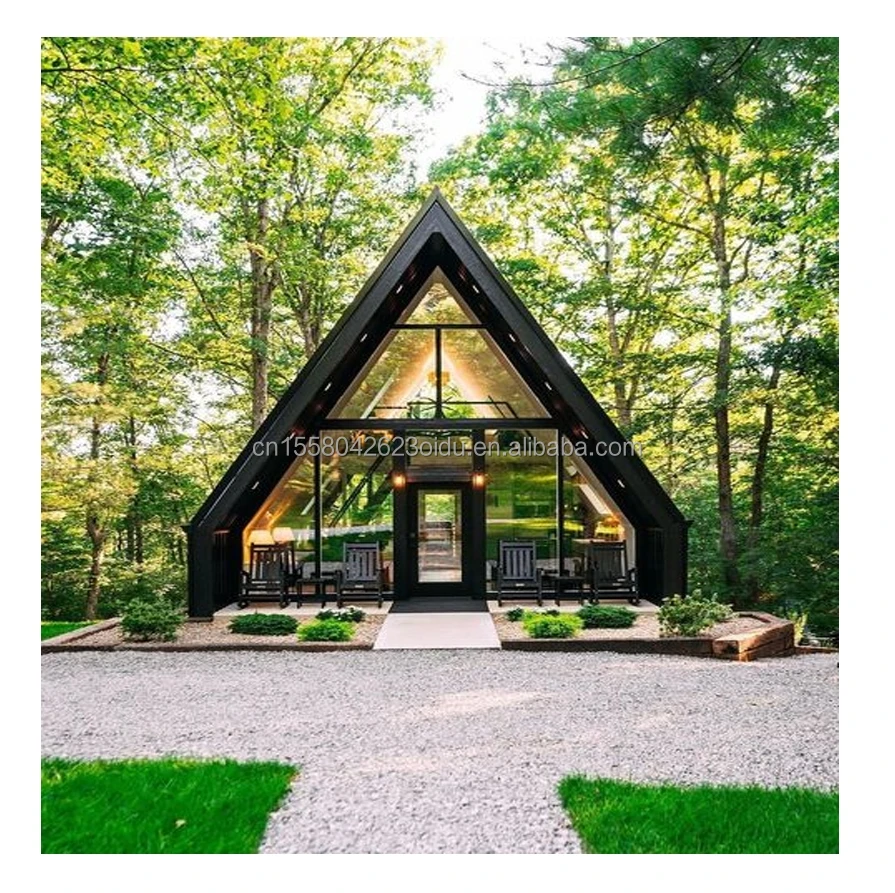 EU Forest Housing - a-Shaped Triangular Steel Structure