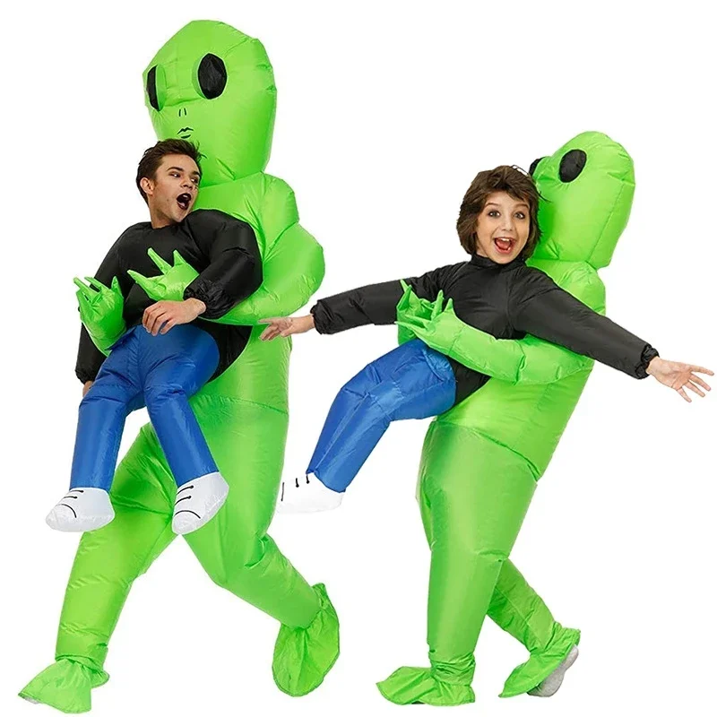 Cosplay Adult Kids Alien Inflatable Costume Boys Girl Party Inflatable ...