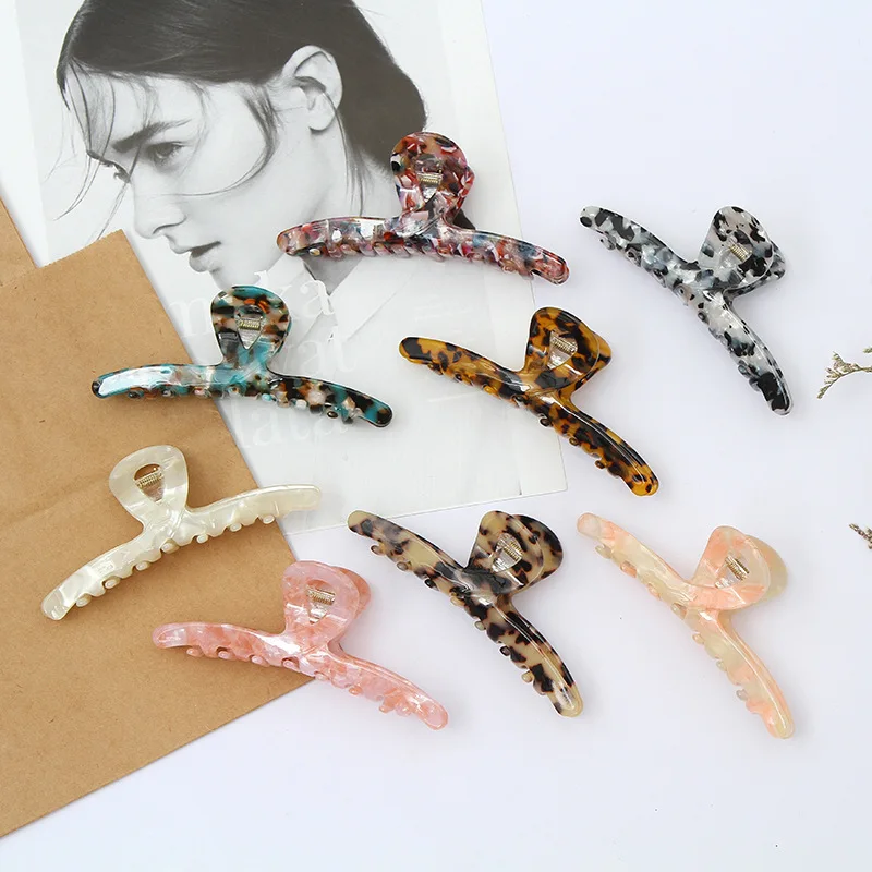 Wholesale Cross Hair Claw Clips Large Size 11.5cm Acetate Hair Claw ...