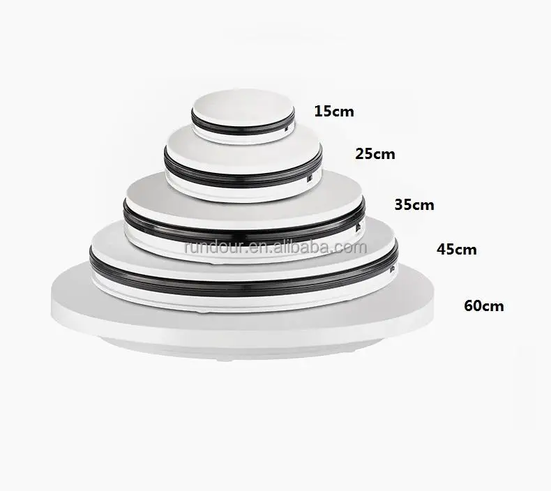 360 Degree Rotating Turntable 60cm Display Base For Jewelry Taking ...