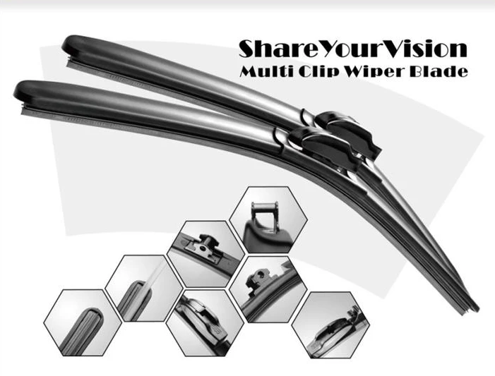 Auto Parts Multifunctional Wipers Car Wiper Rubber Windshield Front ...