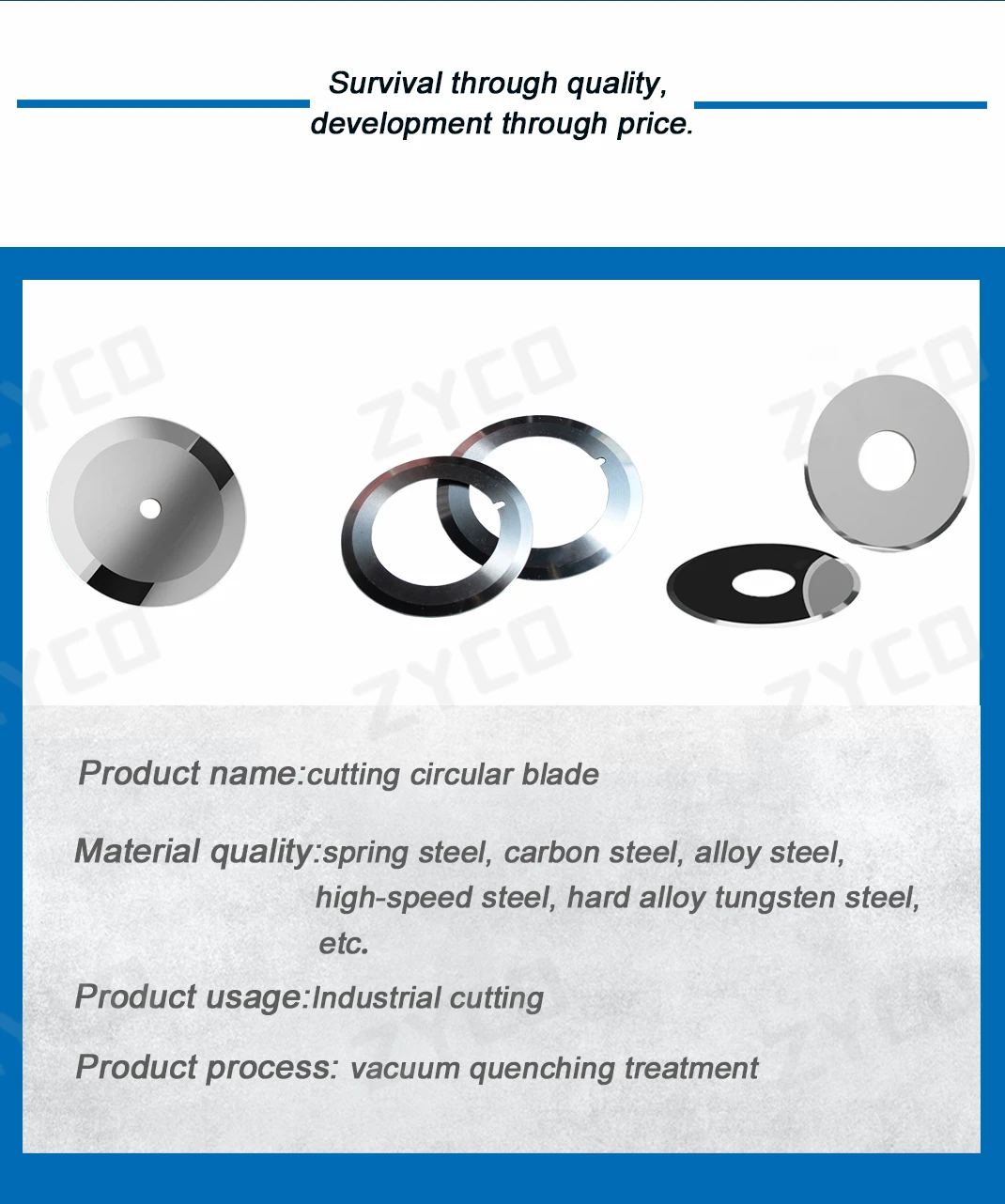 High Quality Heat Treatment Machine Blade Cutters With Tungsten Steel ...