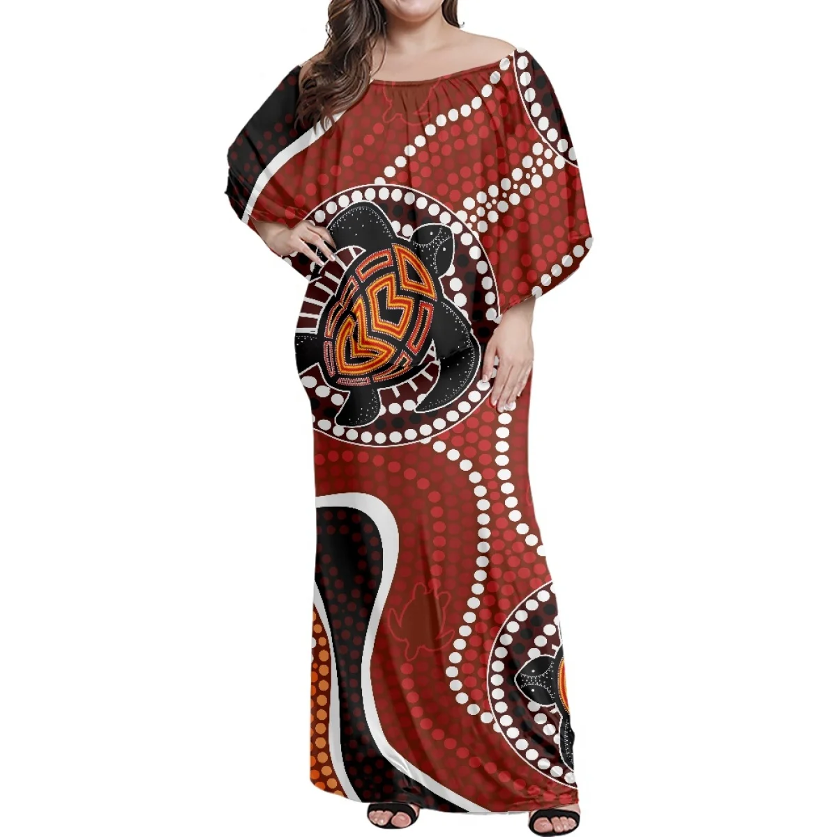 The Turtle Aboriginal Australia Indigenous Designs The Dress Casual ...