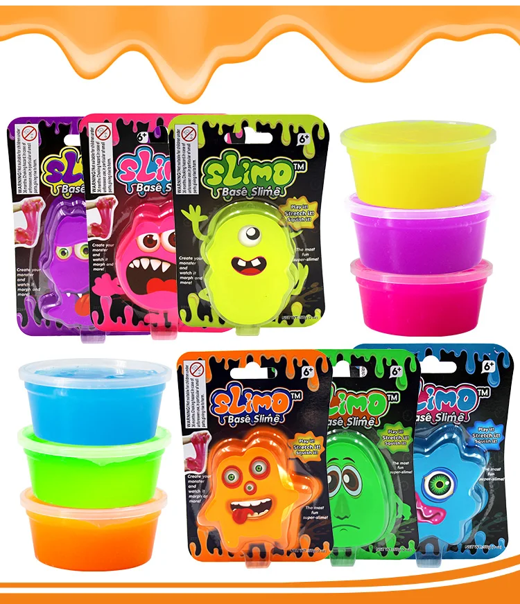 SISLAND Green Ice Cream Playdough Slime Toys Set Non-toxic Glue ...