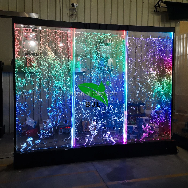 Decorative LED Bubble Wall Partition - Changeable Water Feature for ...