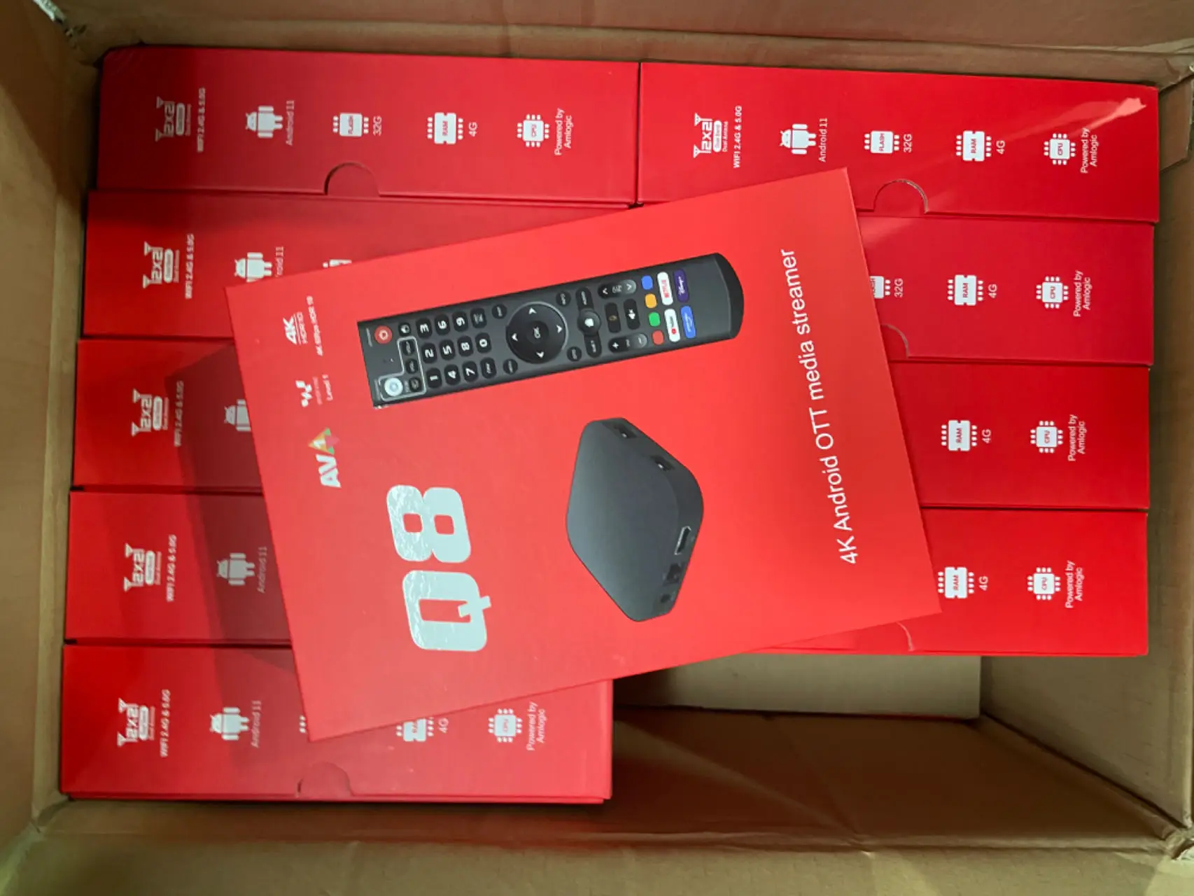 Wholesale Q8 Android TV Box - Dual Wifi, 4K Video Player