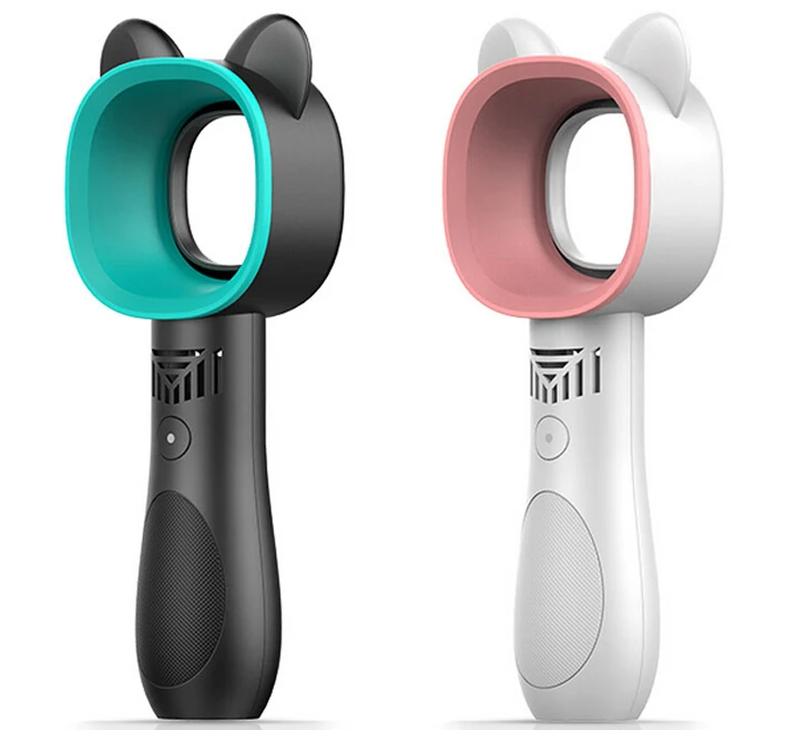 Portable Handheld Bladeless Fan - Quiet Cooling USB Mini Fan