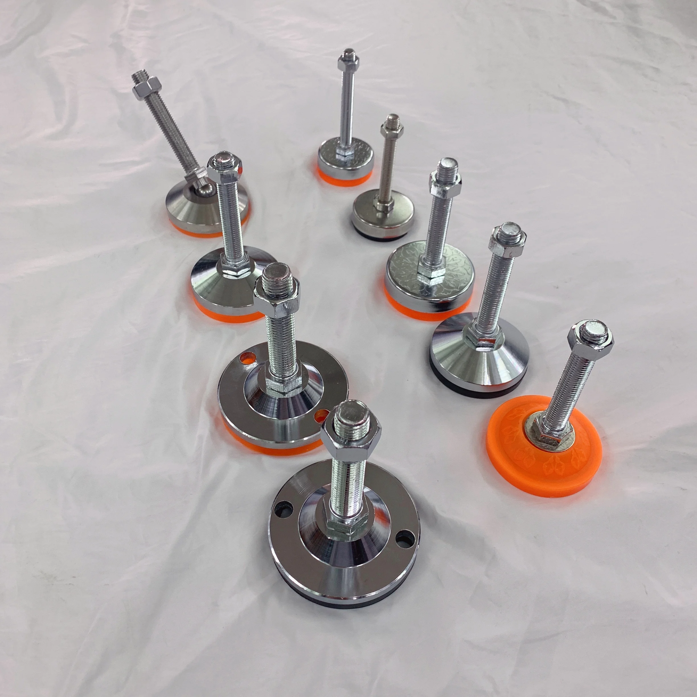 Heavy Duty Adjustable Leg Levelers Furniture Leg Cast Iron + Orange ...