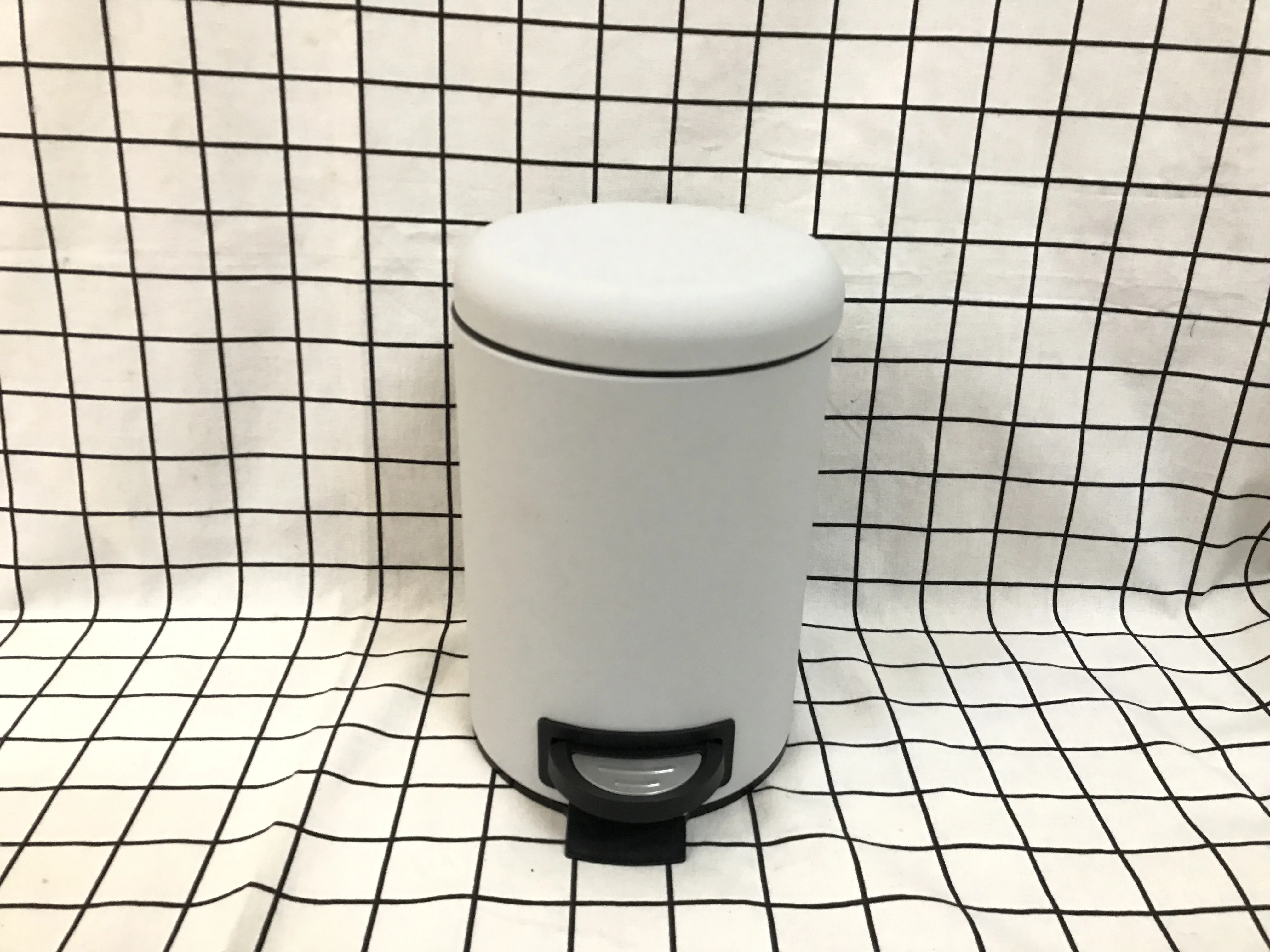 3-12L Glossy Metal Foot Pedal Bin - Stainless Steel Trash Bucket