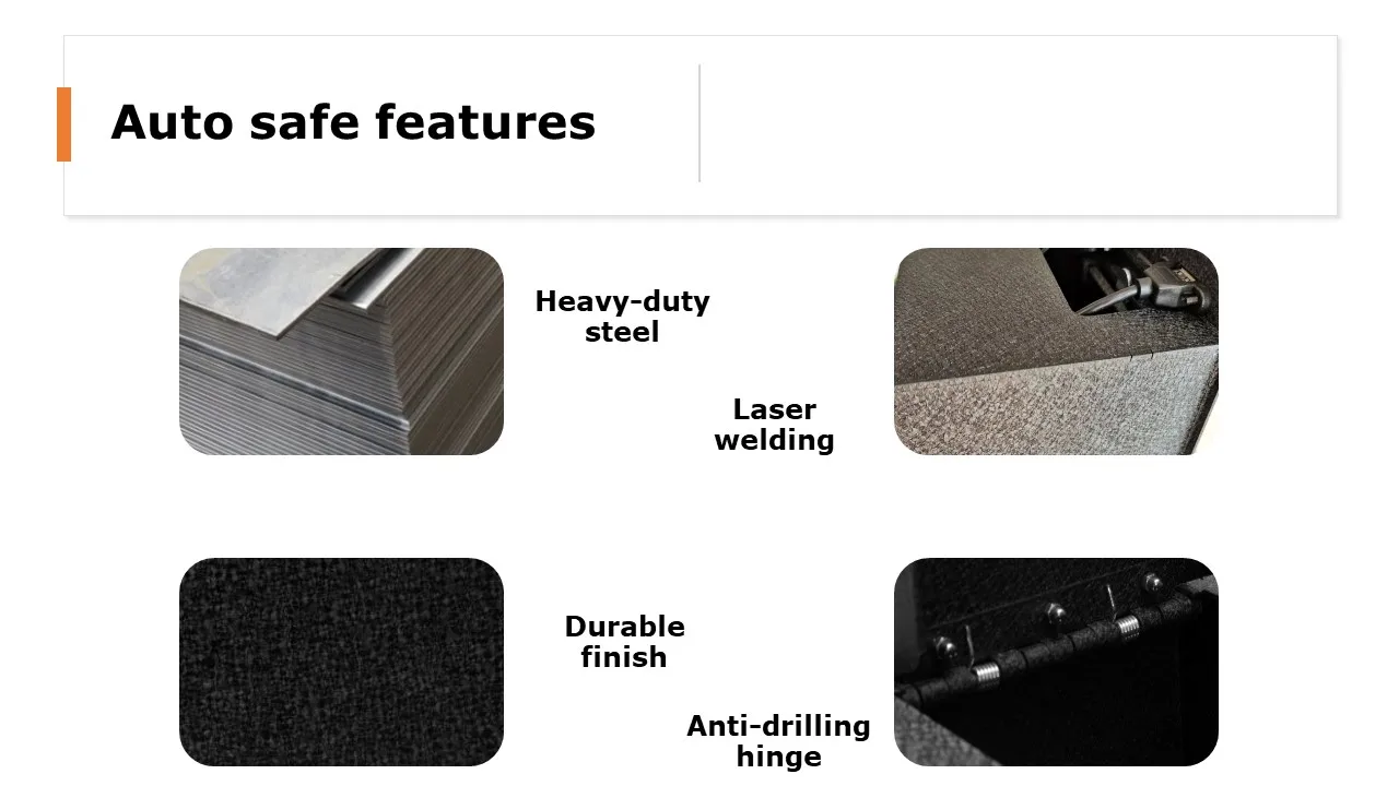 2021-2022 Tesla Model Y Compatible Biometric Metal Console Safe Lock ...