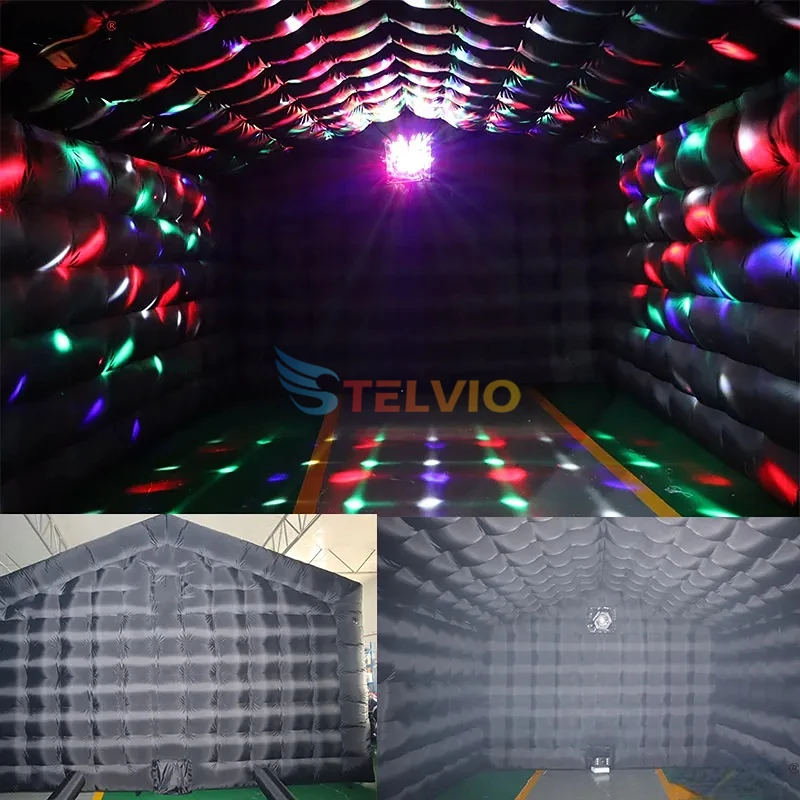 Eco-friendly Portable Party Tents with Customizable LED Lights