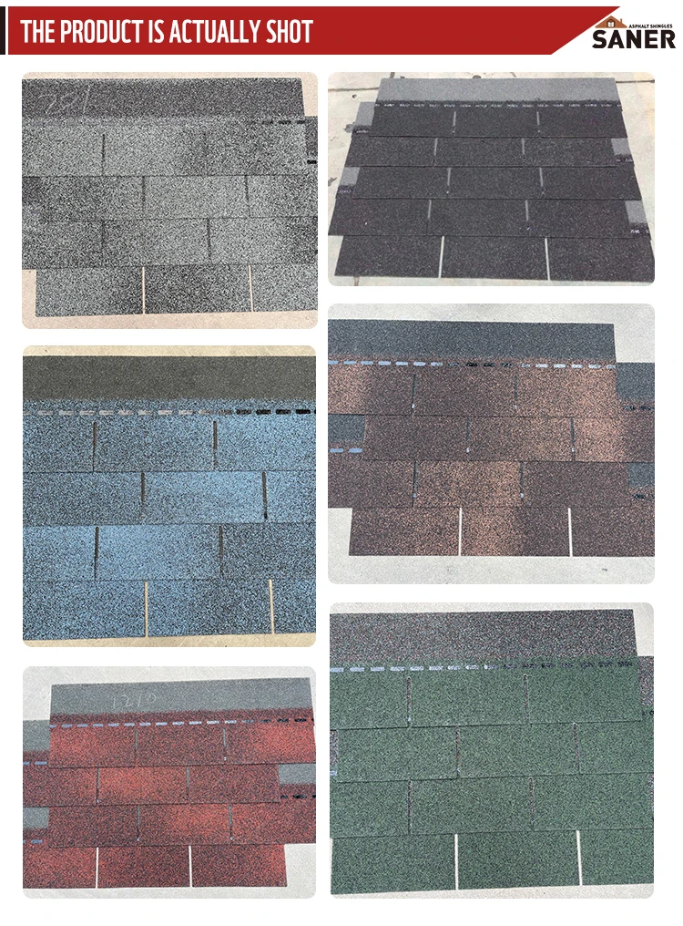 Modern 3-Tab Asphalt Architectural Bitumen Shingles Factory Direct with ...