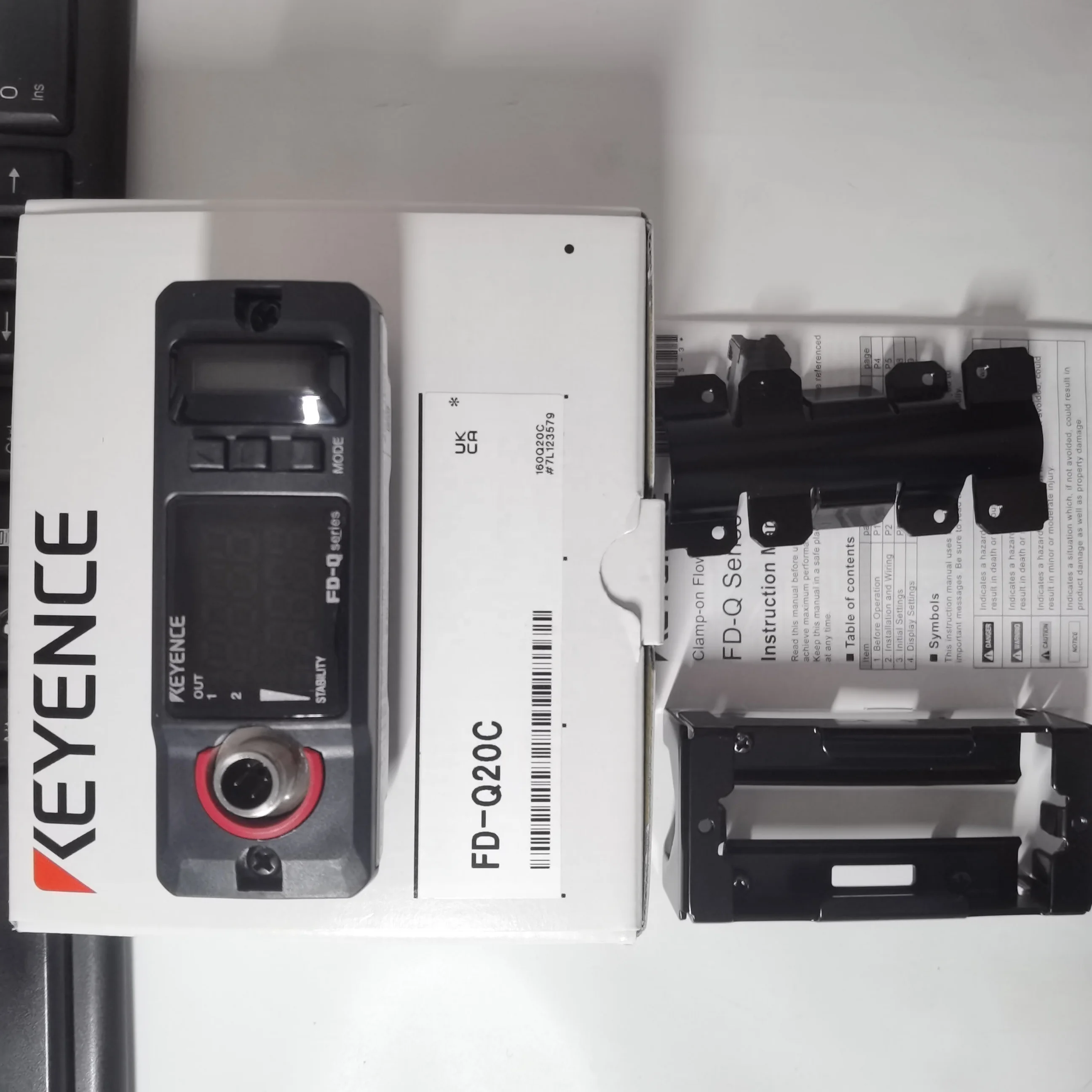 Keyence Sensor Main Unit 15a/20a Type Fd-q20c Fd-q10c Fd-q32c Clamp-on ...