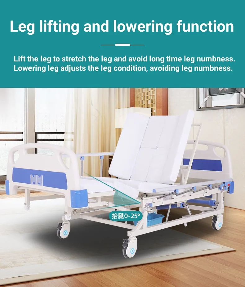 Multifunctional Medical Elderly Turn Over Patient Bed Home Nursing Beds ...
