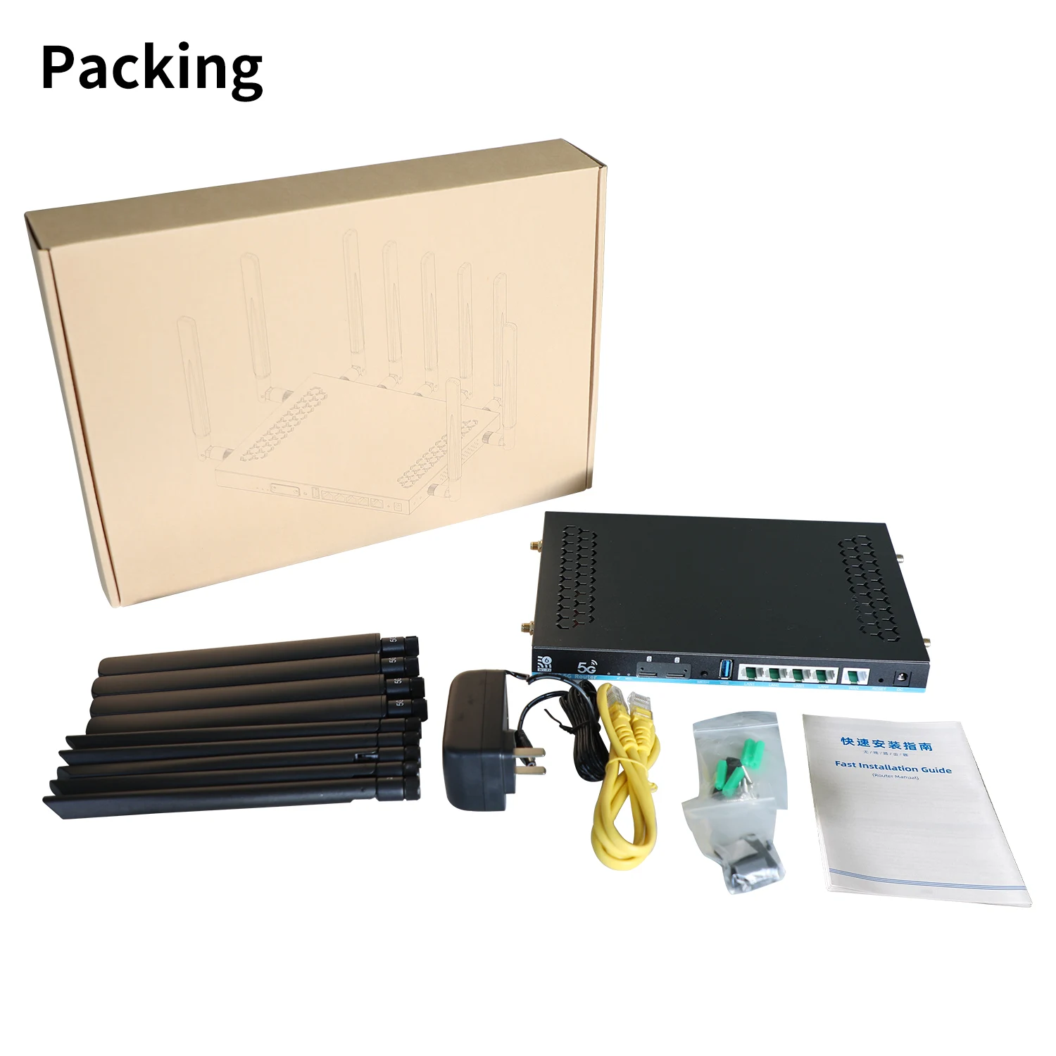 Load Balance 802.11ax 3000mbps Gigabit 4g 5g Lte Cat 20 Wifi6 5g Wifi ...