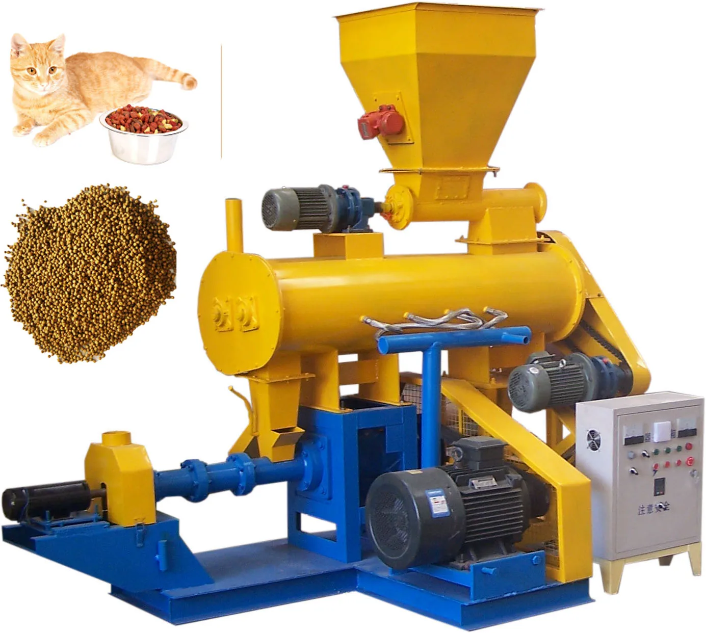 Household Fish Feed Machine Floating Fish Feed Pellet Machine Fish Food ...