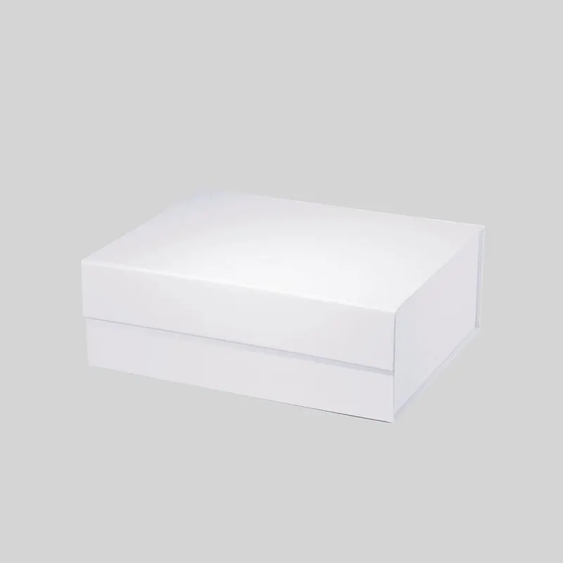 Bespoke A4 Deep Plain White Magnetic Folding Retail Gift Packing Boxes Wholesale - Buy Gift Box ...