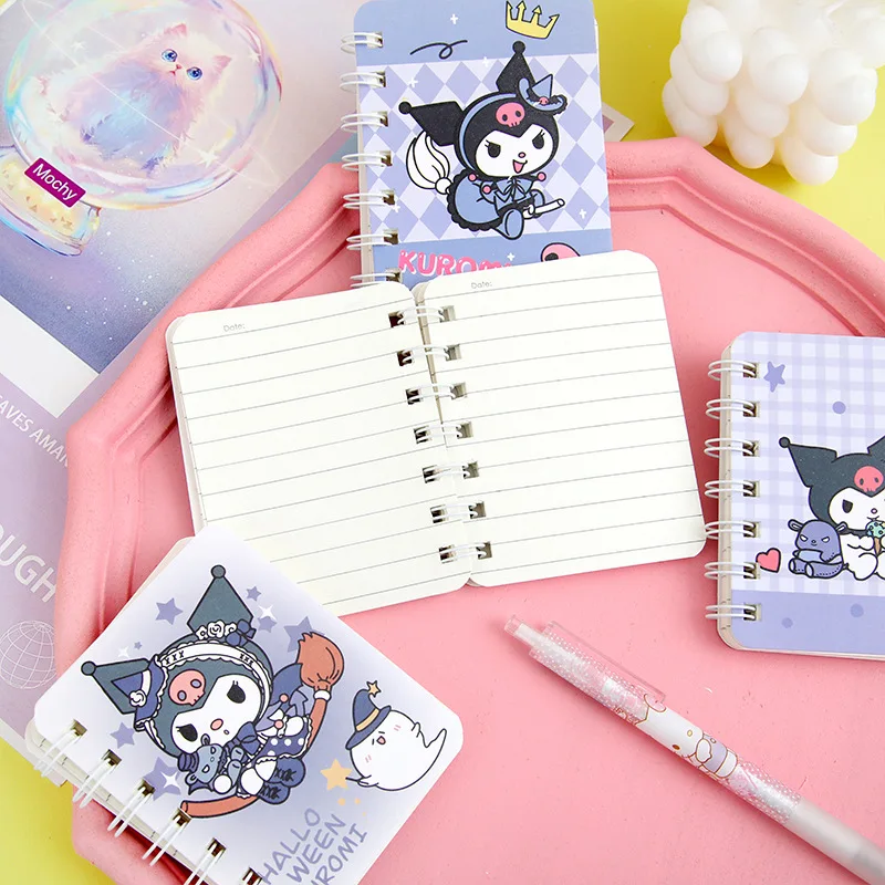 Cartoon Cute Kawaii School Pocket Size Small A7 Spiral Notebook For ...