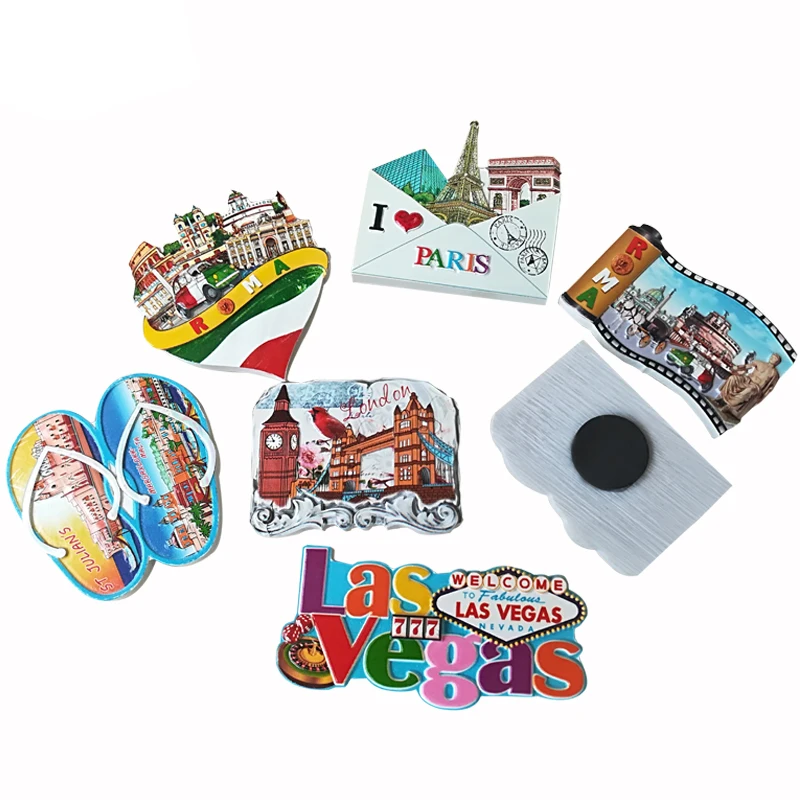 Wholesale High Quality Colorful Spain Souvenir Mdf Wooden Fridge Magnet ...