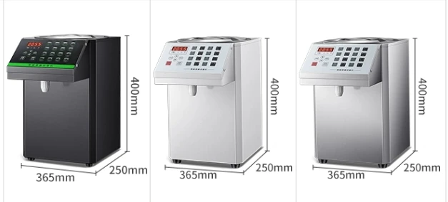 Commercial Bubble Tea Sugar Dispenser 8l Fructose Quantitative Machine ...