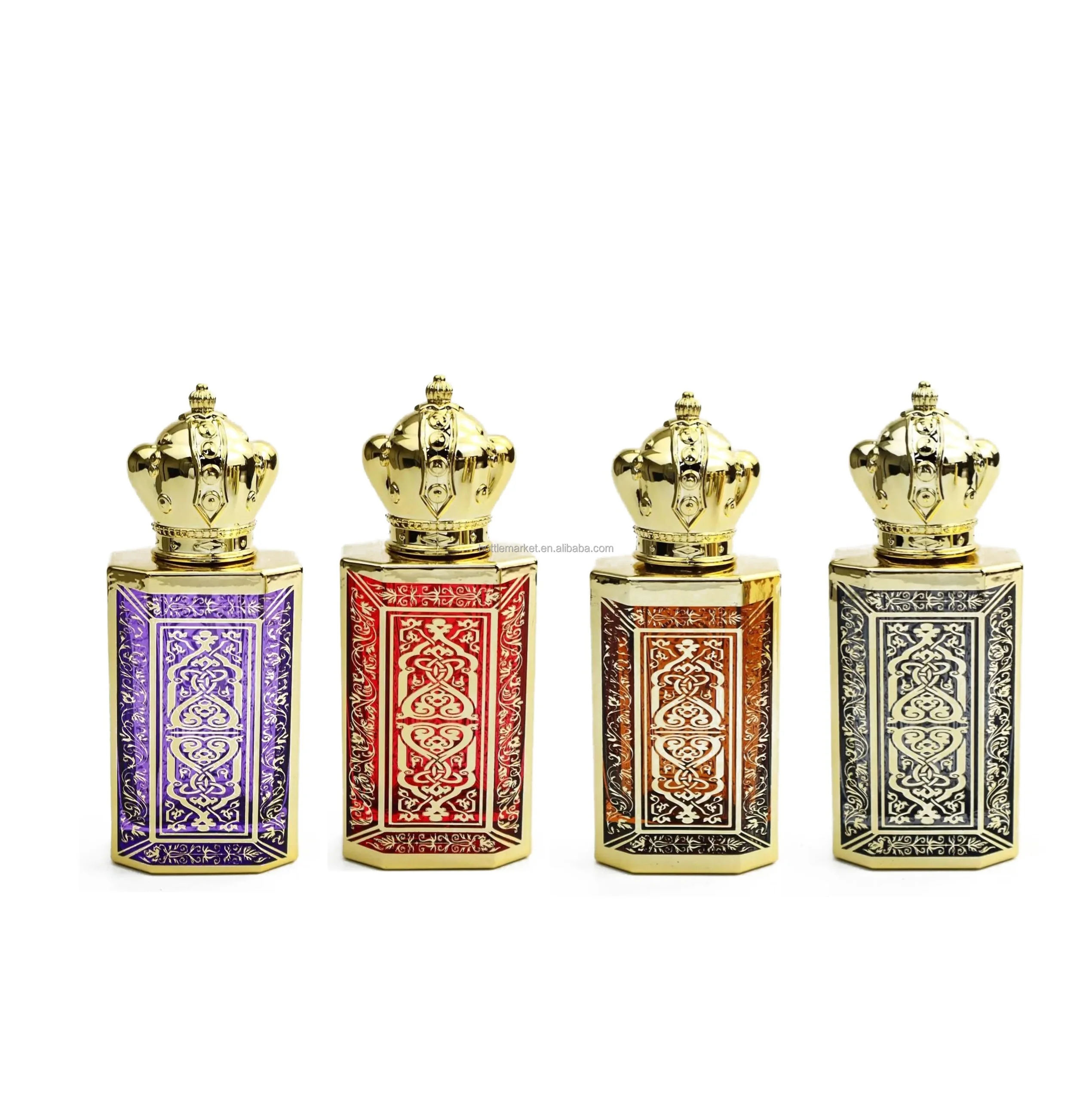 50ml Luxury Arabic Perfume Bottle - High End Gold Design