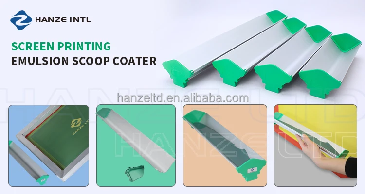 Aluminum Alloy Emulsion Scoop Coater for Silk Screen Printing