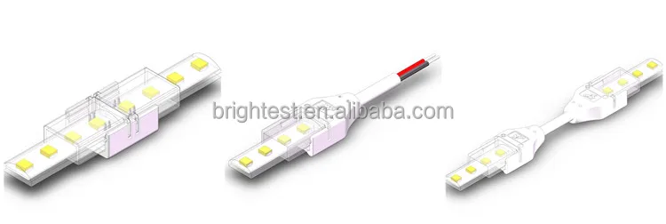 Led Strip 3 Pin Connector Solderless Wire Connectors Pcb Connector ...