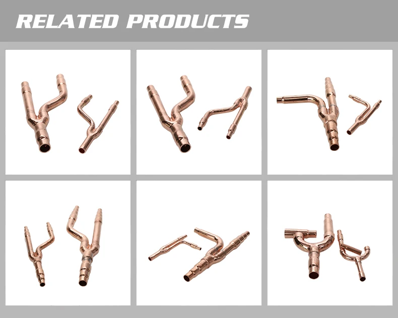 Air Conditioner Spare Parts - Copper Pipe Y Branch Joint