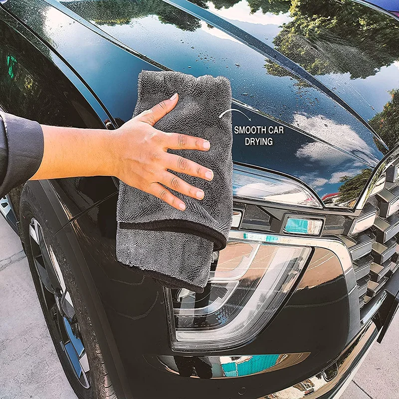 1200gsm Microfiber Wash Car Caredetailing Towels Auto Micro Fiber ...