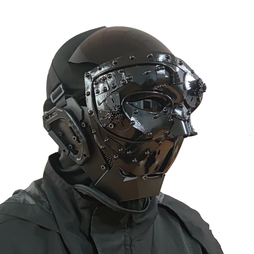 Cyberpunk Masquerade Mask Cosplay For Men Full Face Party Masks ...
