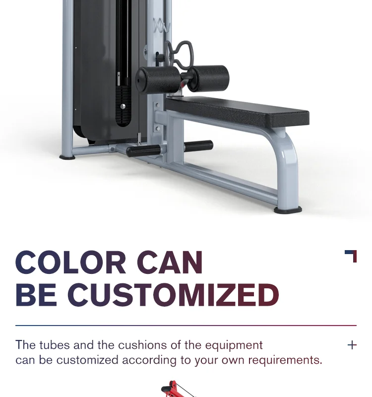 Gym Equipment - Fitness Pully Exercise Machine Lat Pull down and Low ...