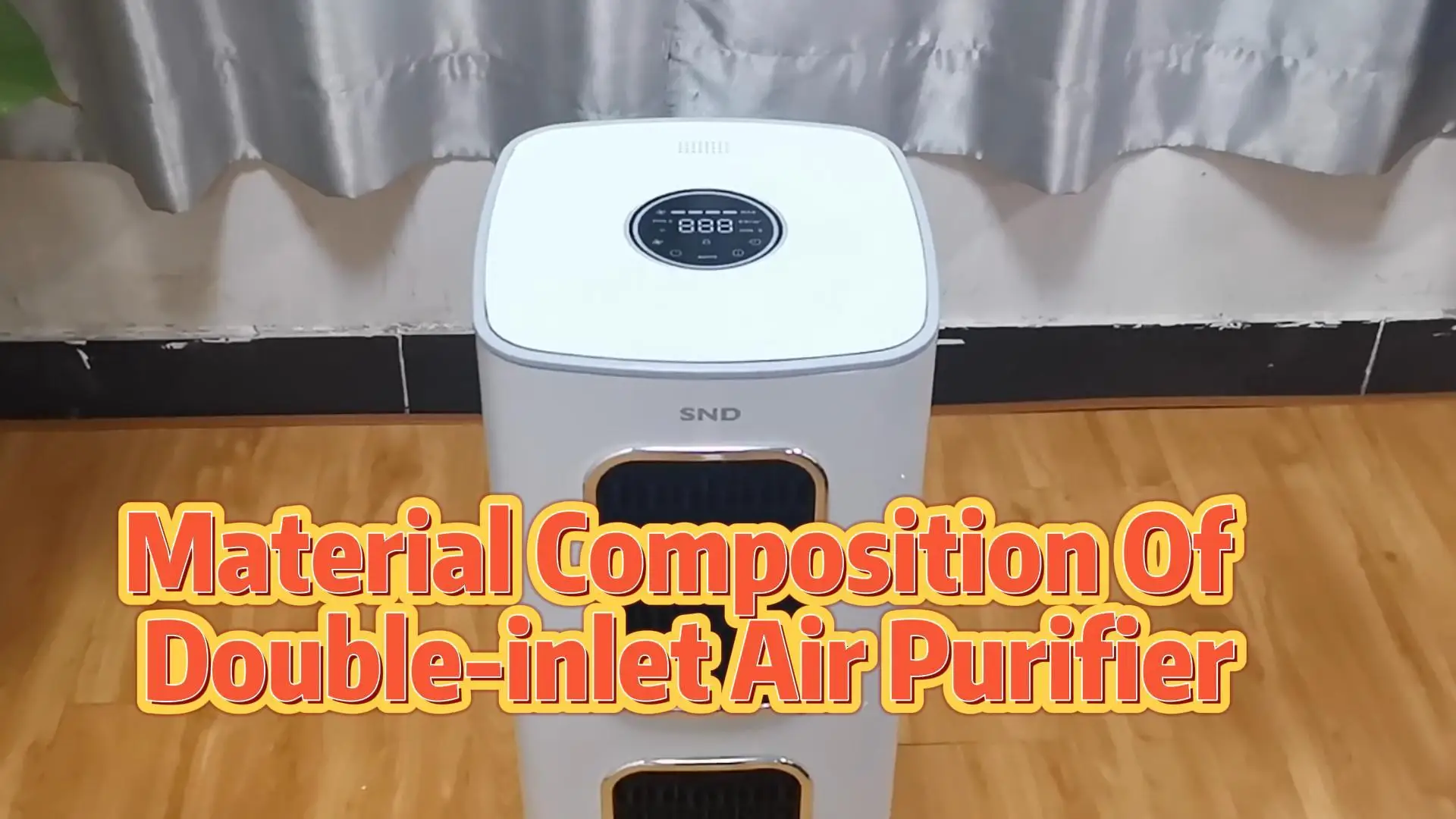 Portable Air Purifier Small Air Cleaner With Double H13 Filter Home Air ...