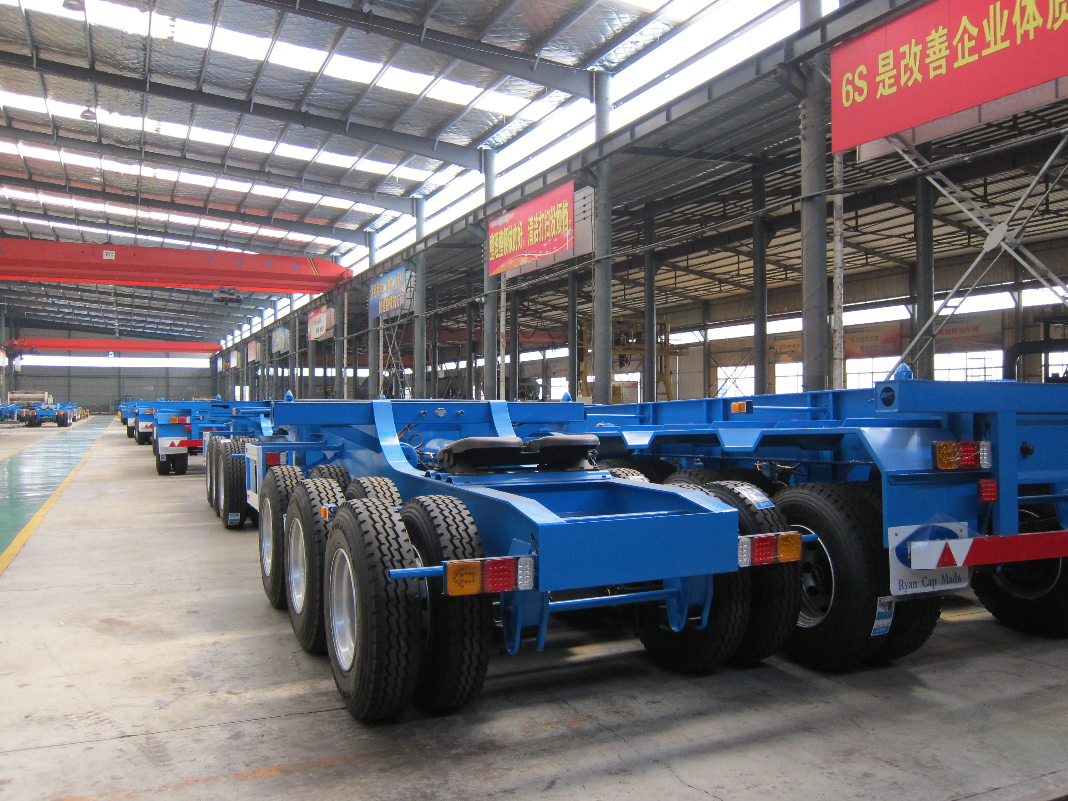 40ft Skeletal Tandem Interlink Semi Trailer - 6 Axles