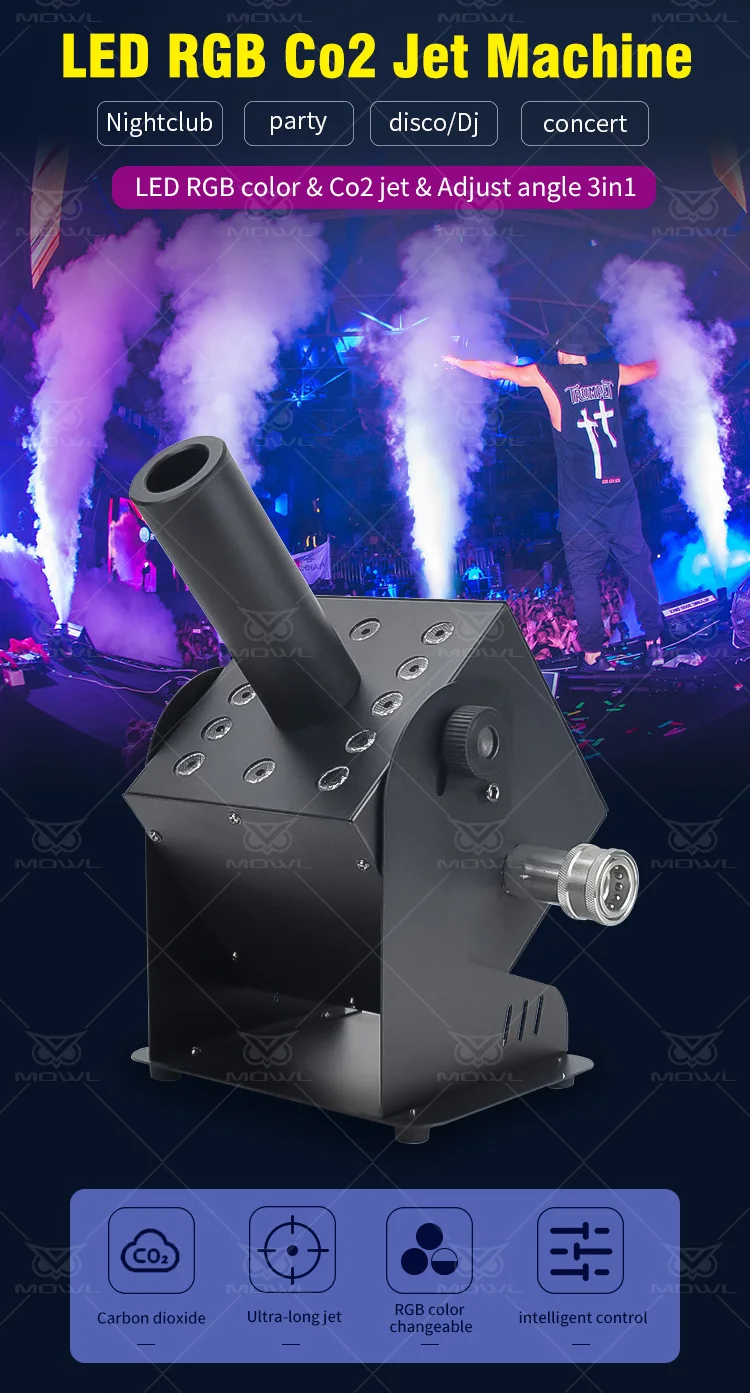 Jet Smoke Machine - Concert Smoke Cannon & Cryo Cannon